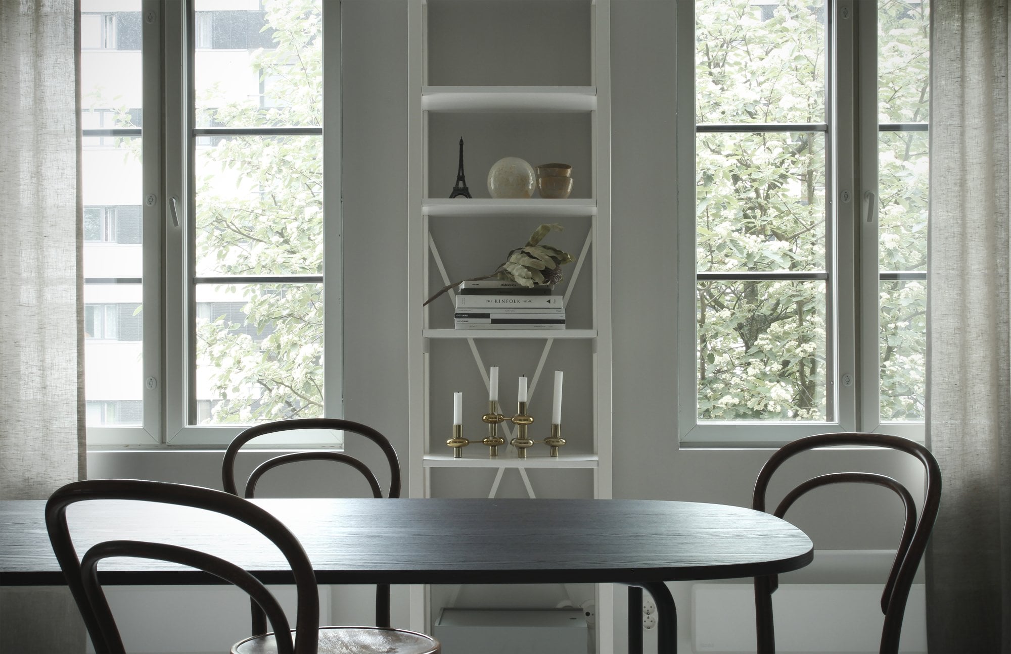 Lundia Classic open shelf, narrow, white | Finnish Design Shop