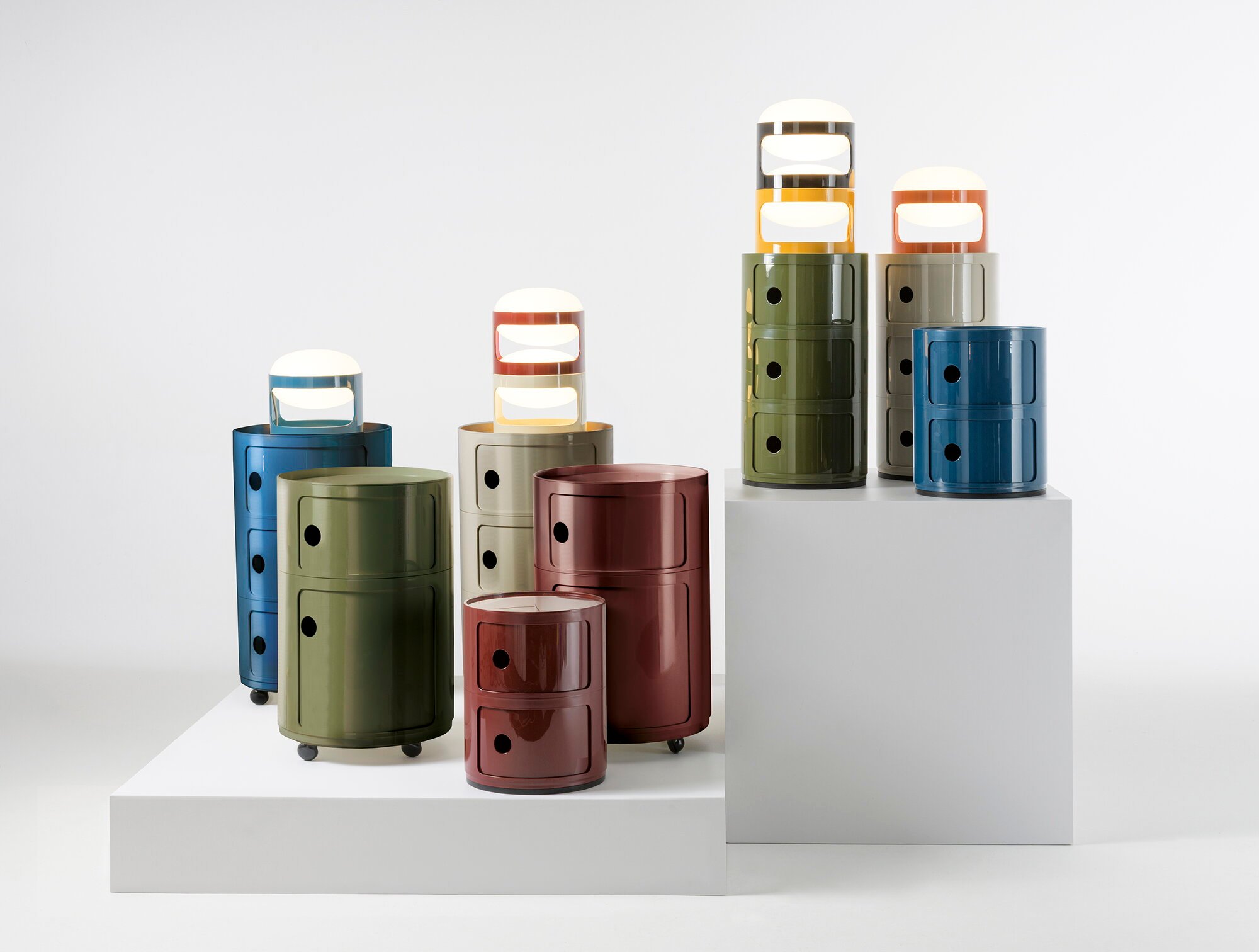 Kartell KD28 pöytävalaisin, oranssi | Finnish Design Shop