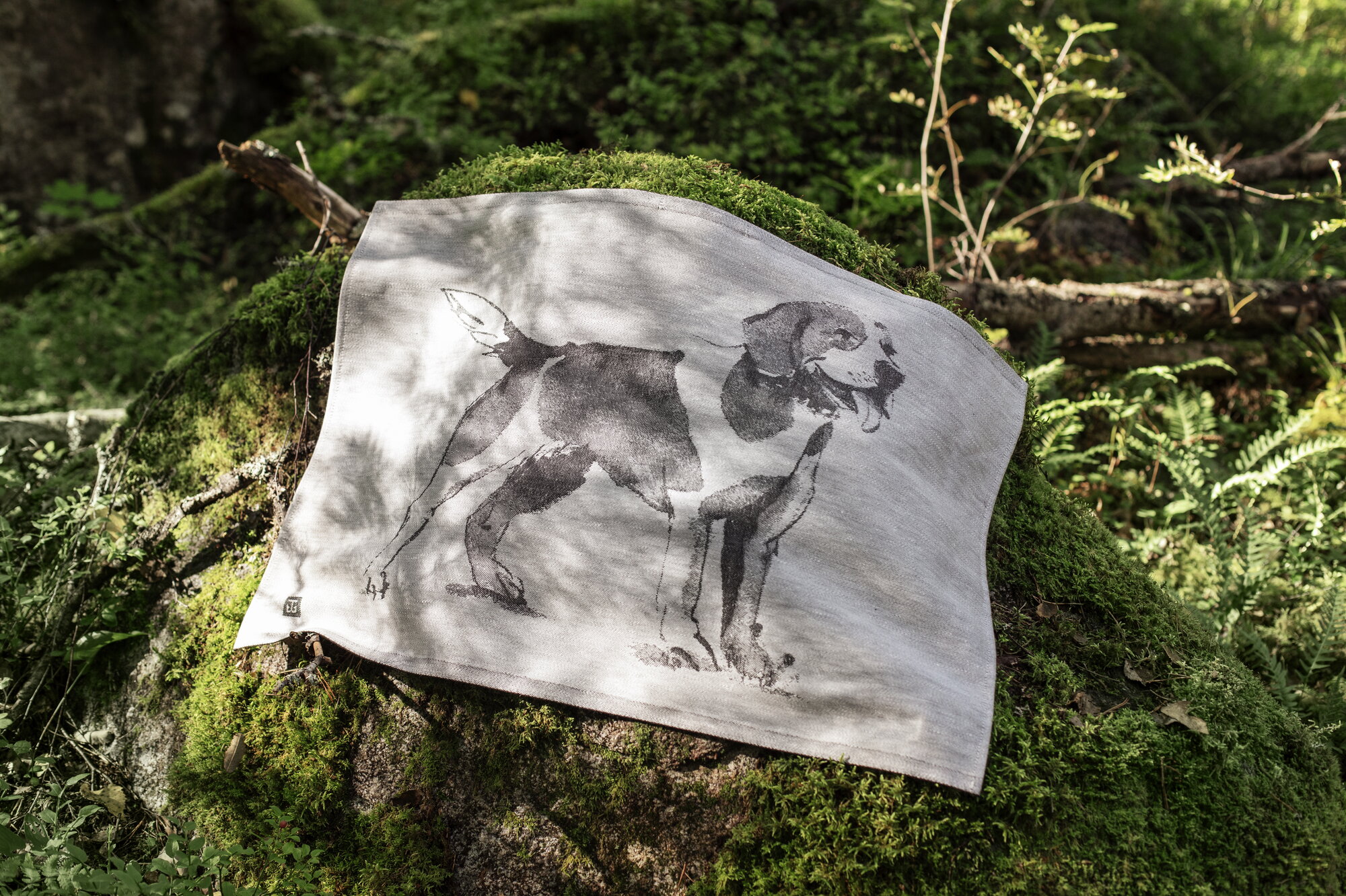 Lapuan Kankurit Koira x Teemu Järvi keittiöpyyhe | Finnish Design Shop