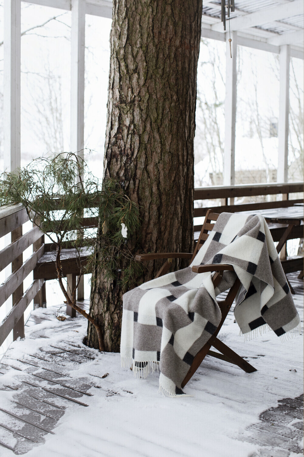 Lapuan Kankurit Punos huopa, valkoinen - beige - musta | Finnish Design ...