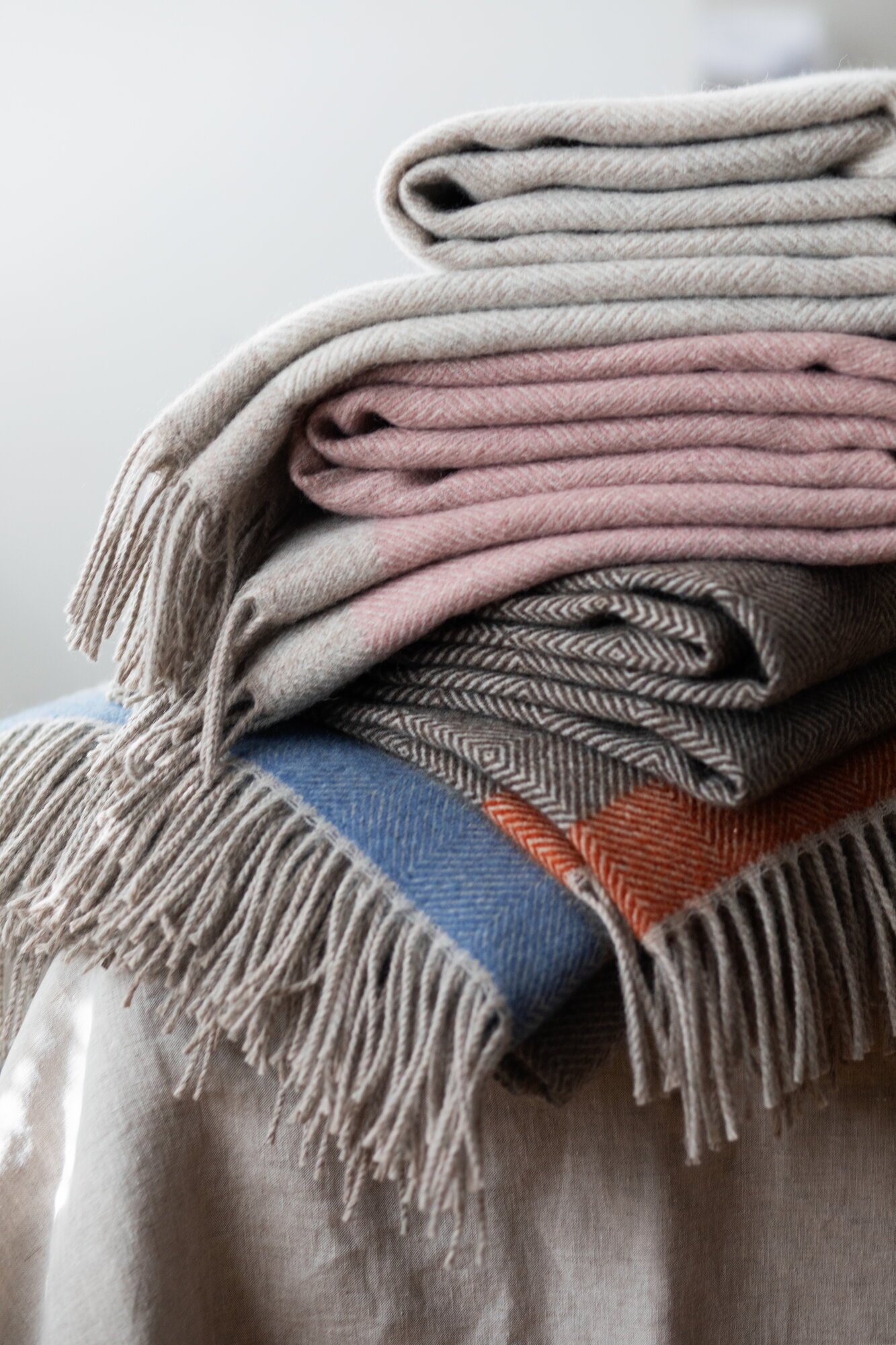 Lapuan Kankurit Rauha huopa, 130 x 180 cm, valkoinen - beige | Finnish ...