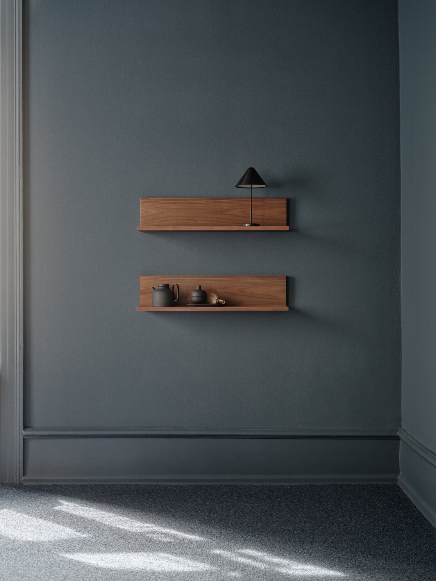 New Works Tana wall shelf, walnut | Finnish Design Shop