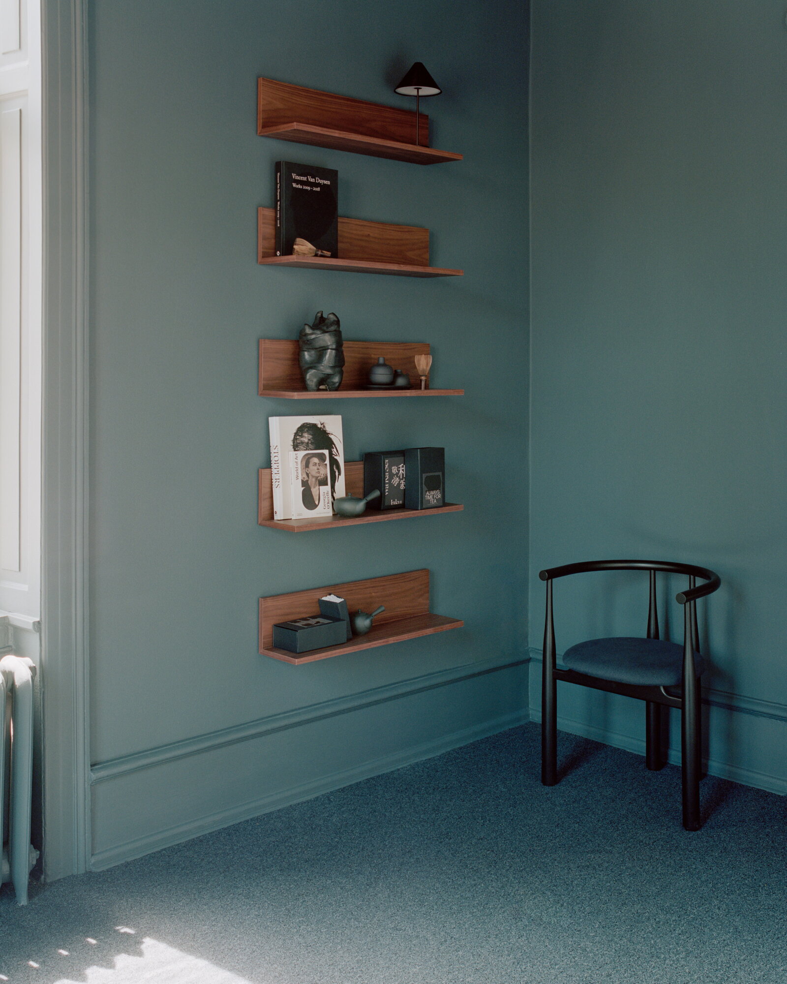 New Works Tana wall shelf, walnut | Finnish Design Shop IE