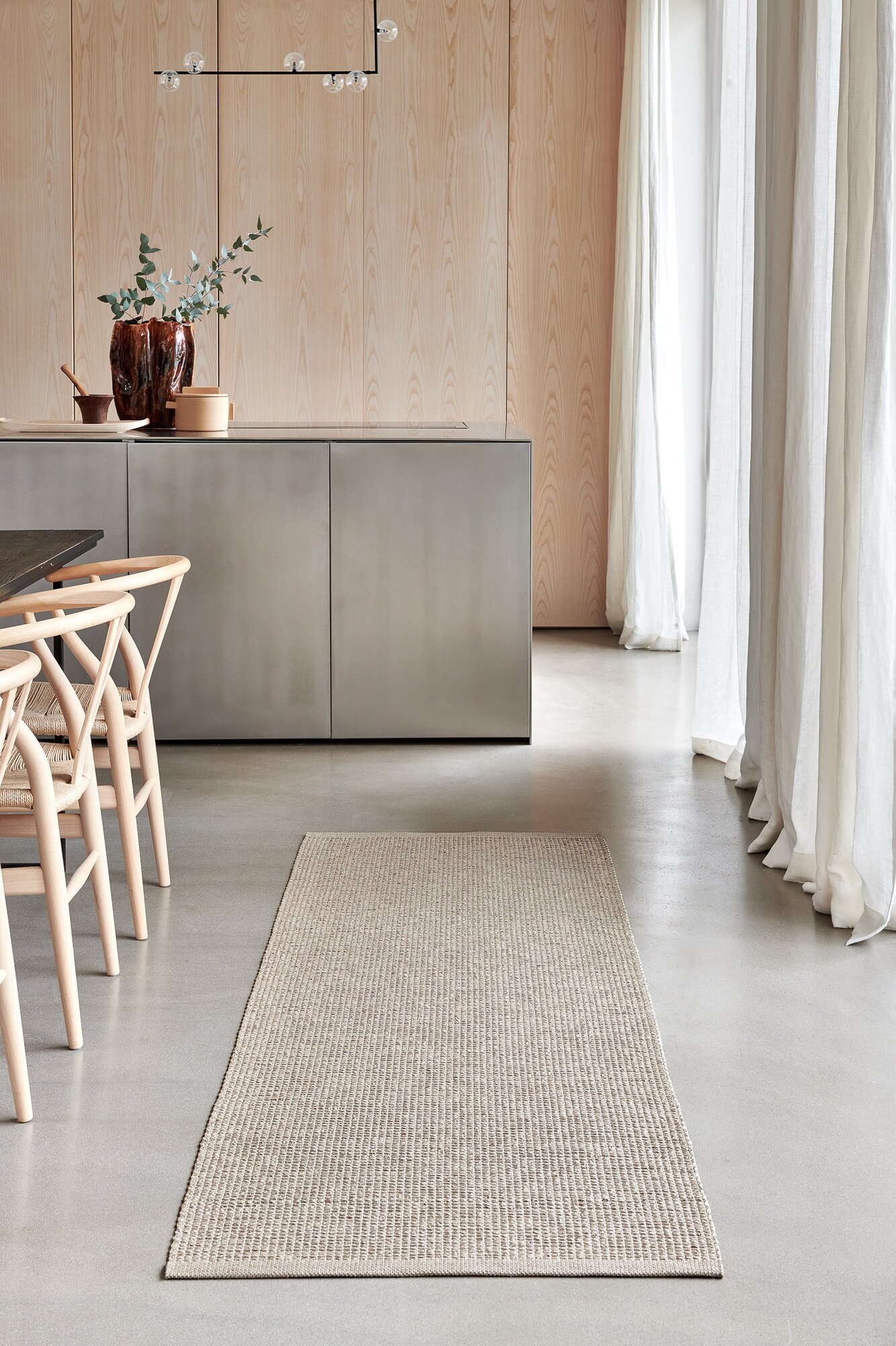 Pappelina Emm rug, 70 x 120 cm, potato - beige metallic | Finnish ...