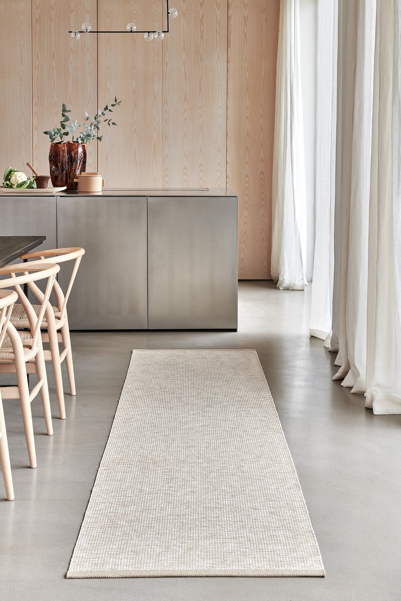 Pappelina Sam rug, 70 x 150 cm, beige - vanilla | Finnish Design Shop