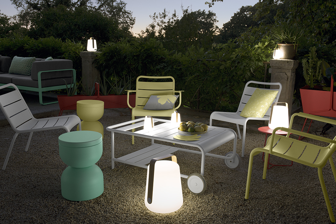 Fermob Balad lamp 38 cm, bamboo | Finnish Design Shop