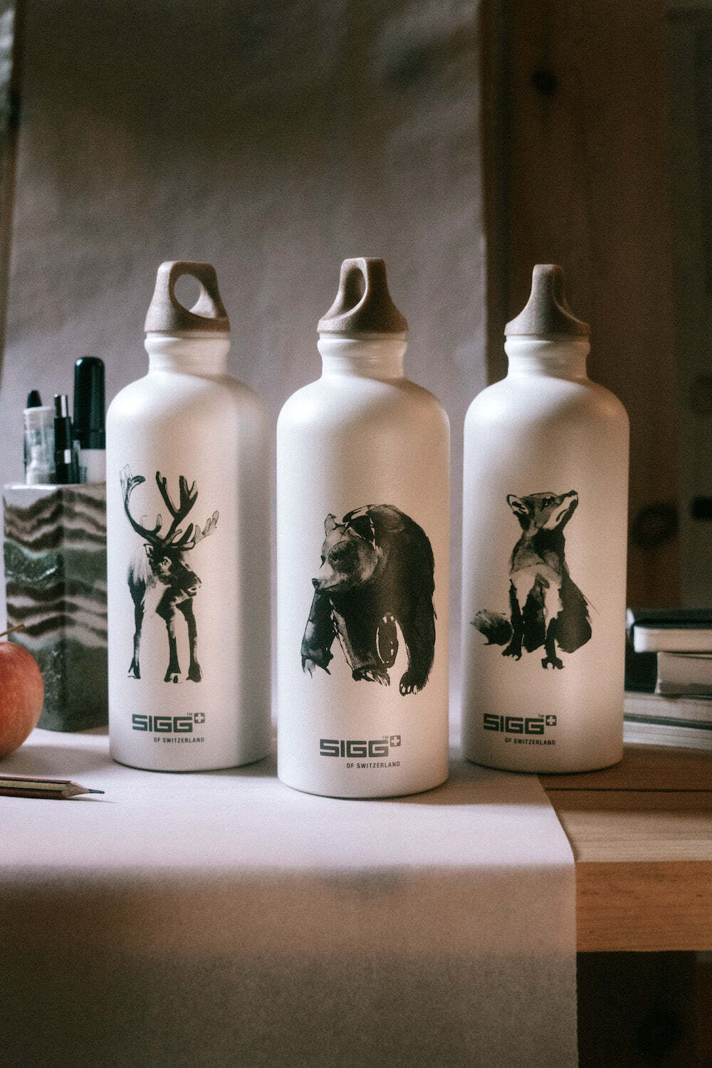 SIGG X TJ juomapullo, 0,6 L, Gentle bear | Finnish Design Shop