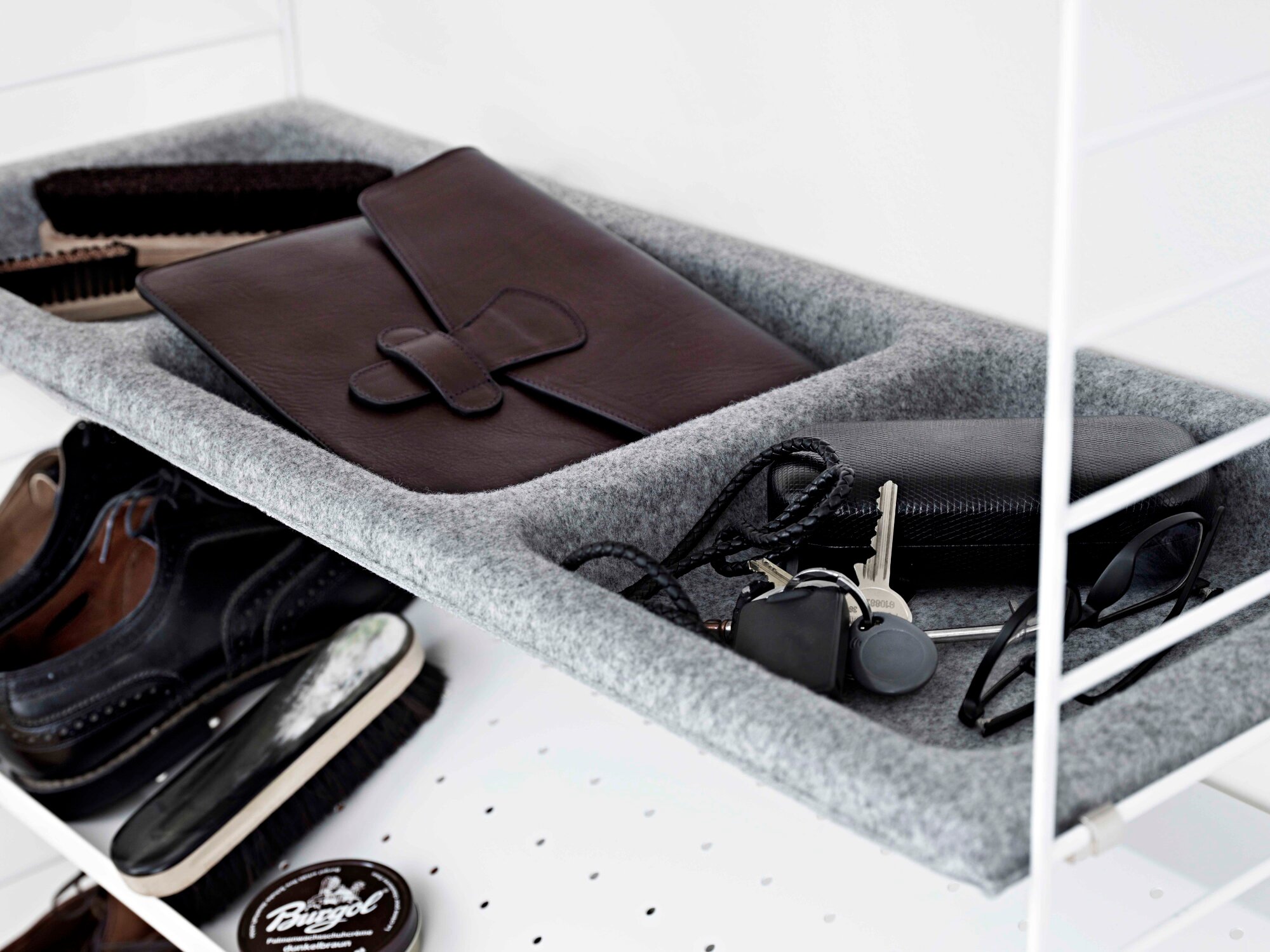 String Furniture String floor panels 200 x 30 cm, 2-pack, white ...