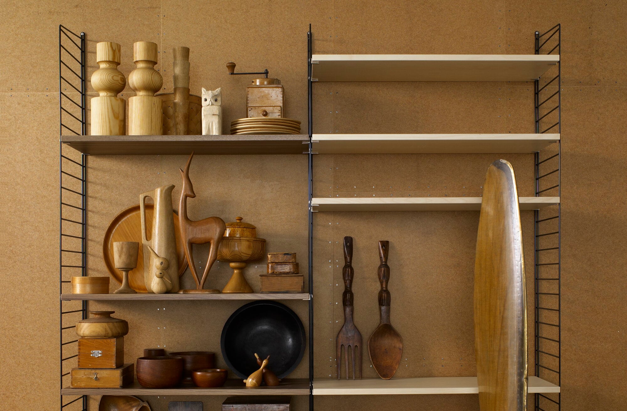 String Furniture String shelf 78 x 30 cm, 3-pack, ash | Finnish Design ...