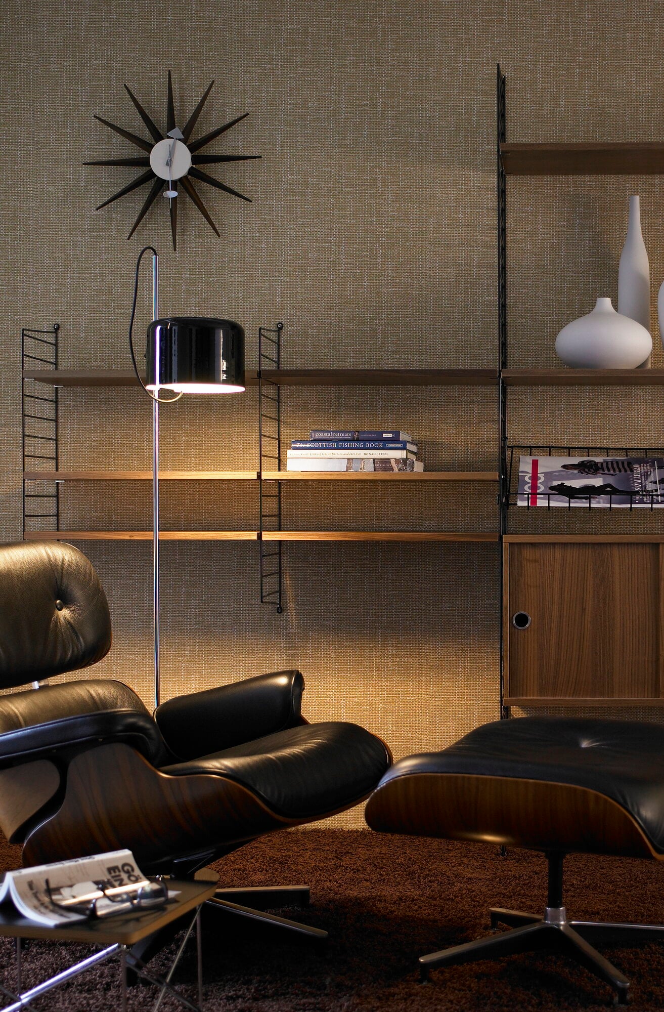 String Furniture String kaappi, 78 x 30 cm, pähkinä | Finnish Design Shop