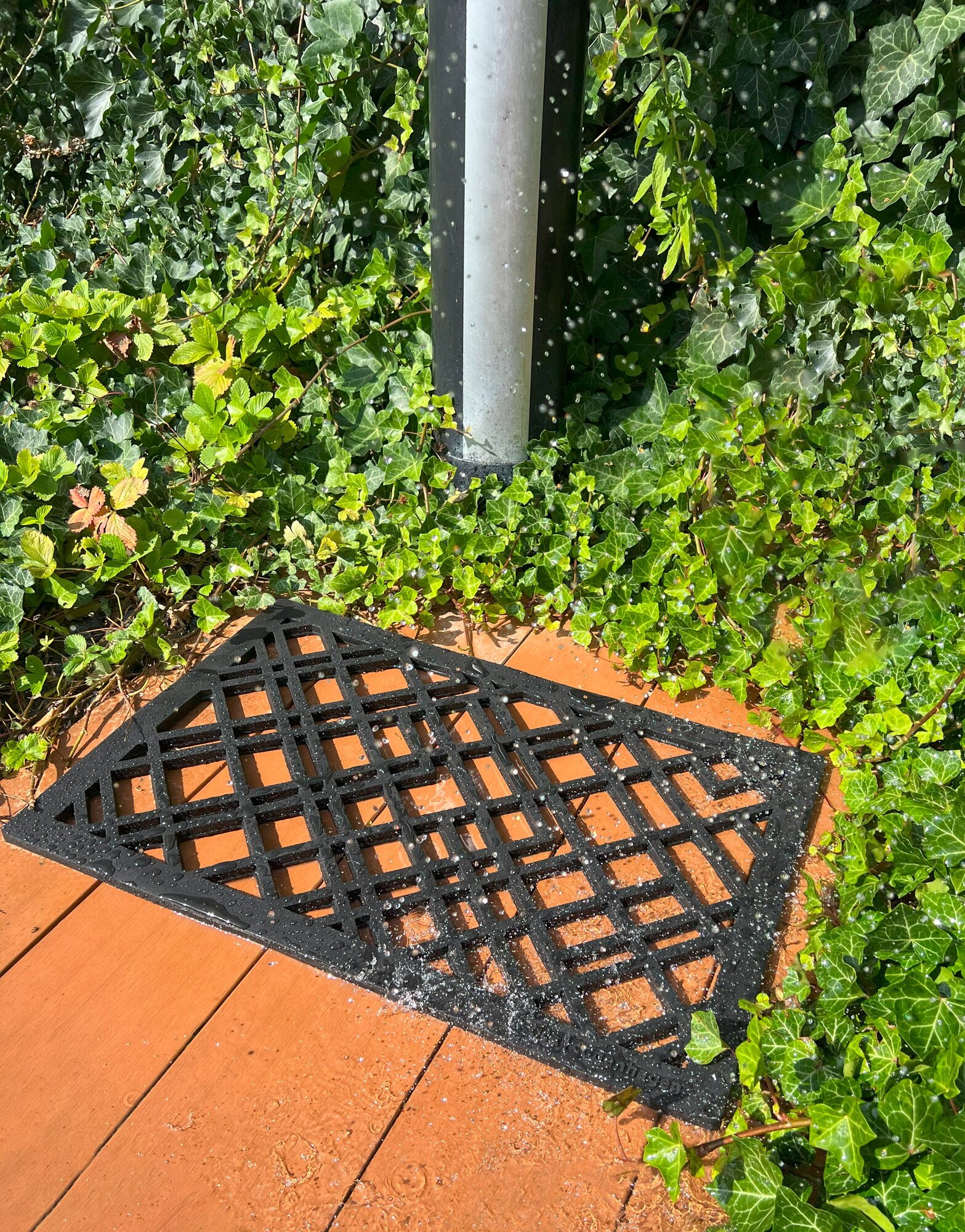 Tica Copenhagen Lines ovimatto, 40 x 60 cm, musta | Finnish Design Shop