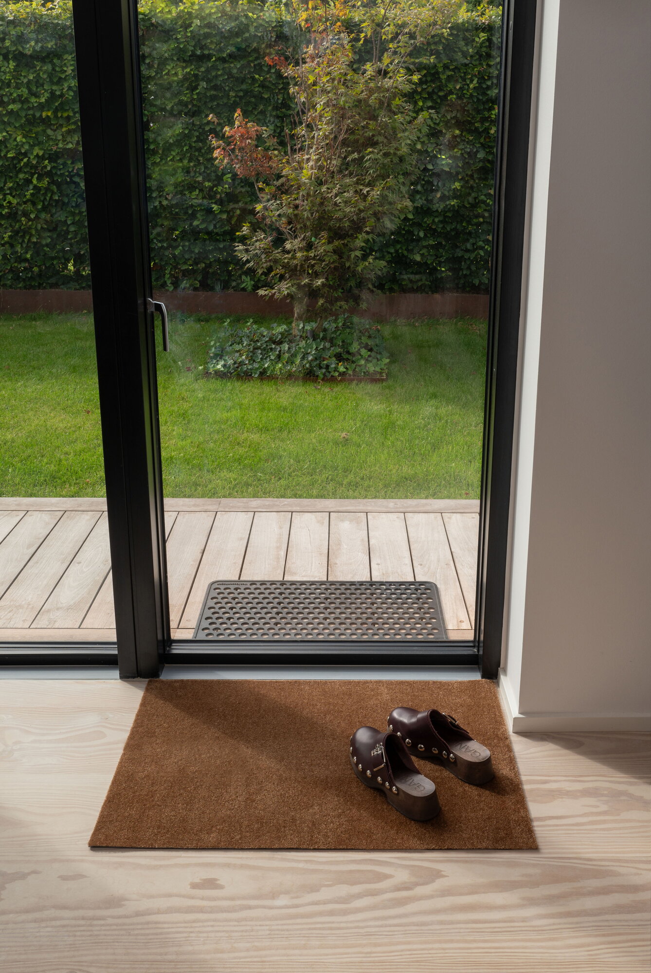 Tica Copenhagen Uni color rug, 60 x 90 cm, cognac | Finnish Design Shop