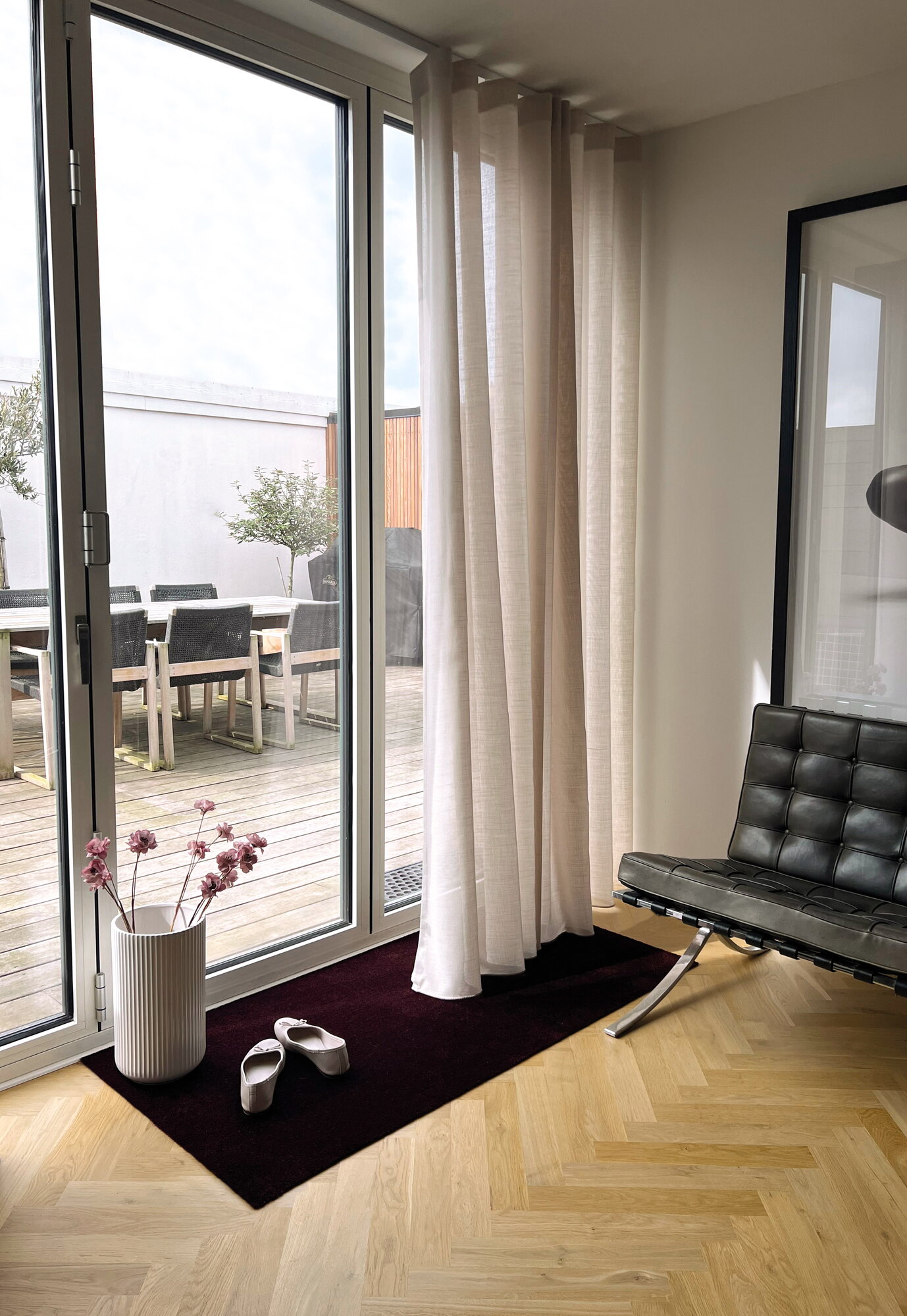 Tica Copenhagen Uni color matto, 67 x 120 cm, bordeaux | Finnish Design ...