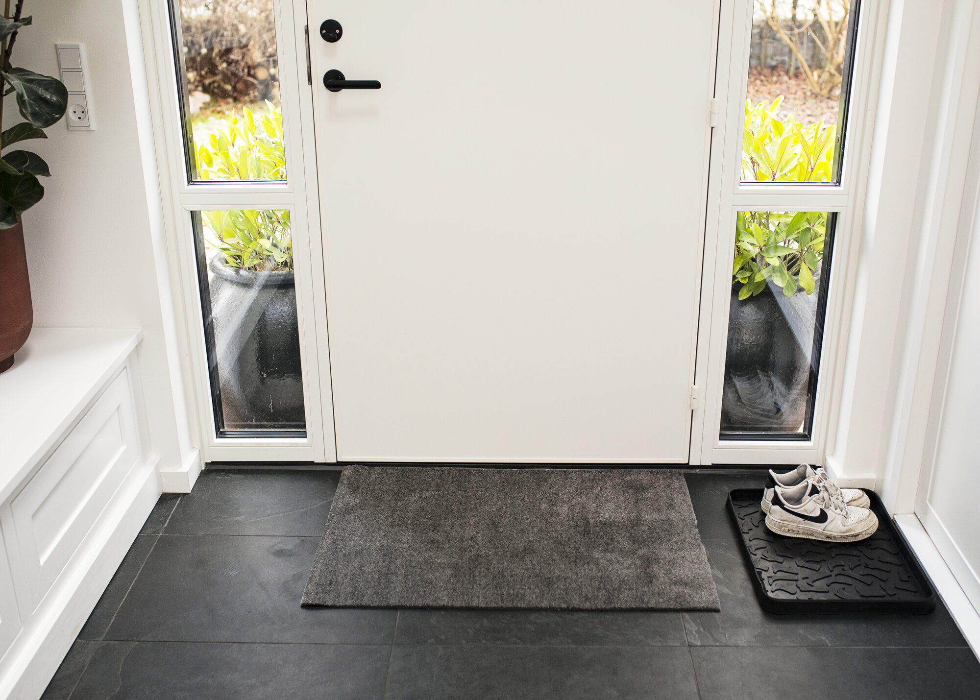 Tica Copenhagen Uni color rug, 60 x 90 cm, steel grey | Finnish Design Shop