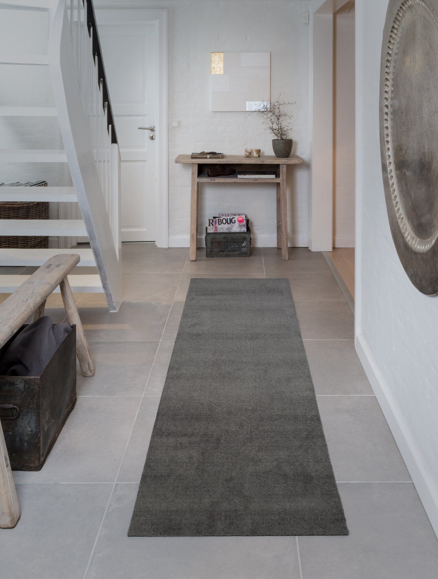 Tica Copenhagen Uni Color Teppich, 90 x 200 cm, Stahlgrau | Finnish ...