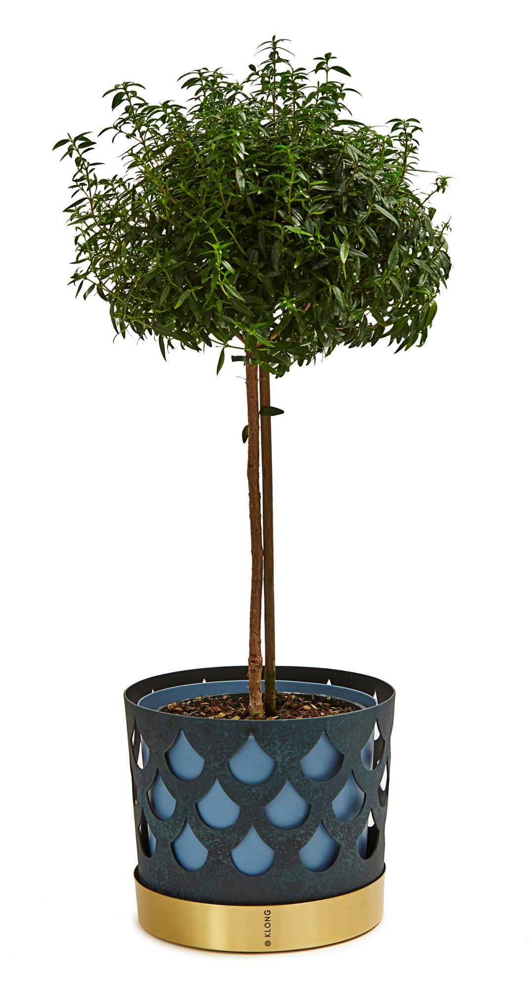 Klong Trio flower pot, blue drop | Finnish Design Shop