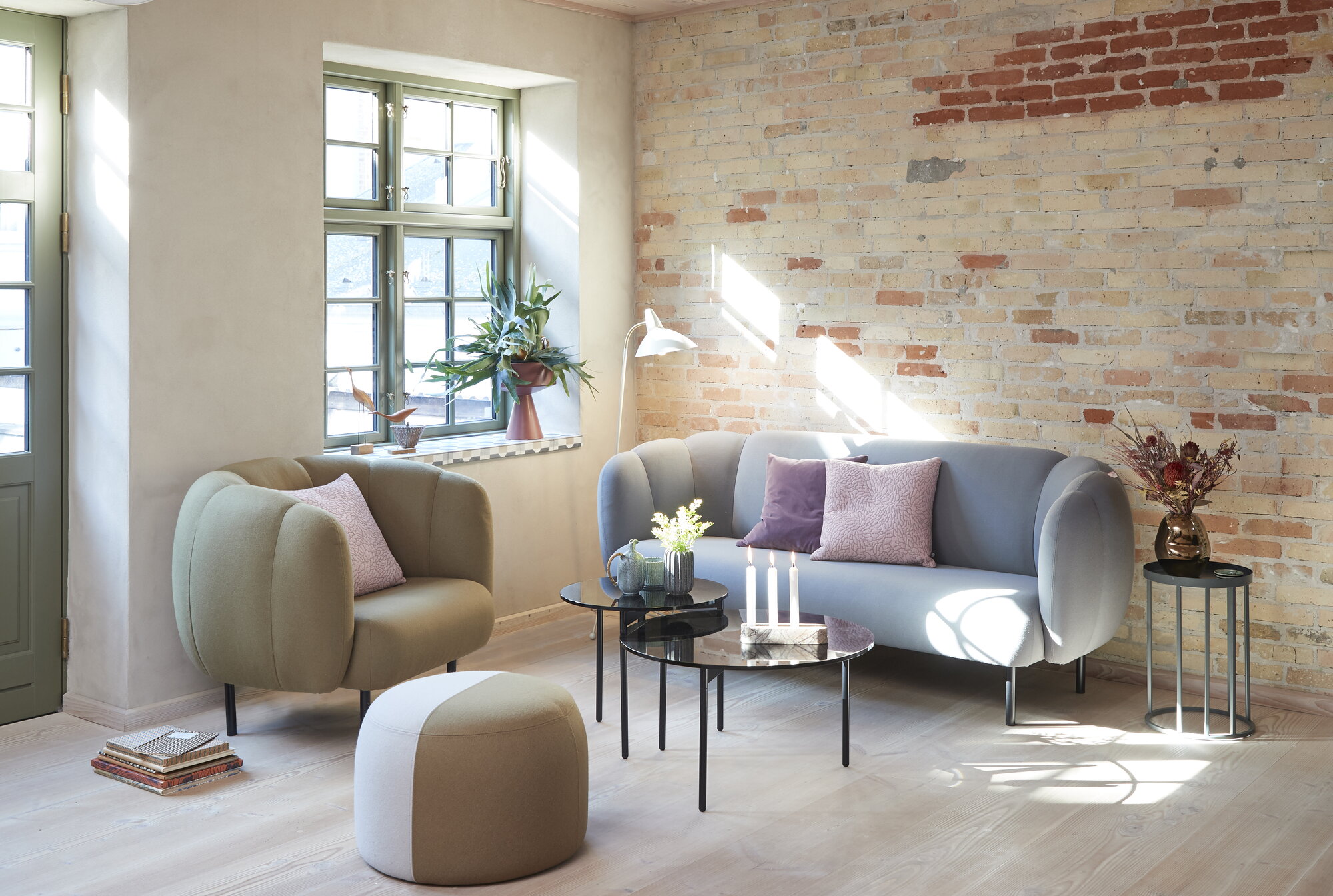 Warm Nordic From Above side table, 52 cm, grey - black | Finnish Design ...