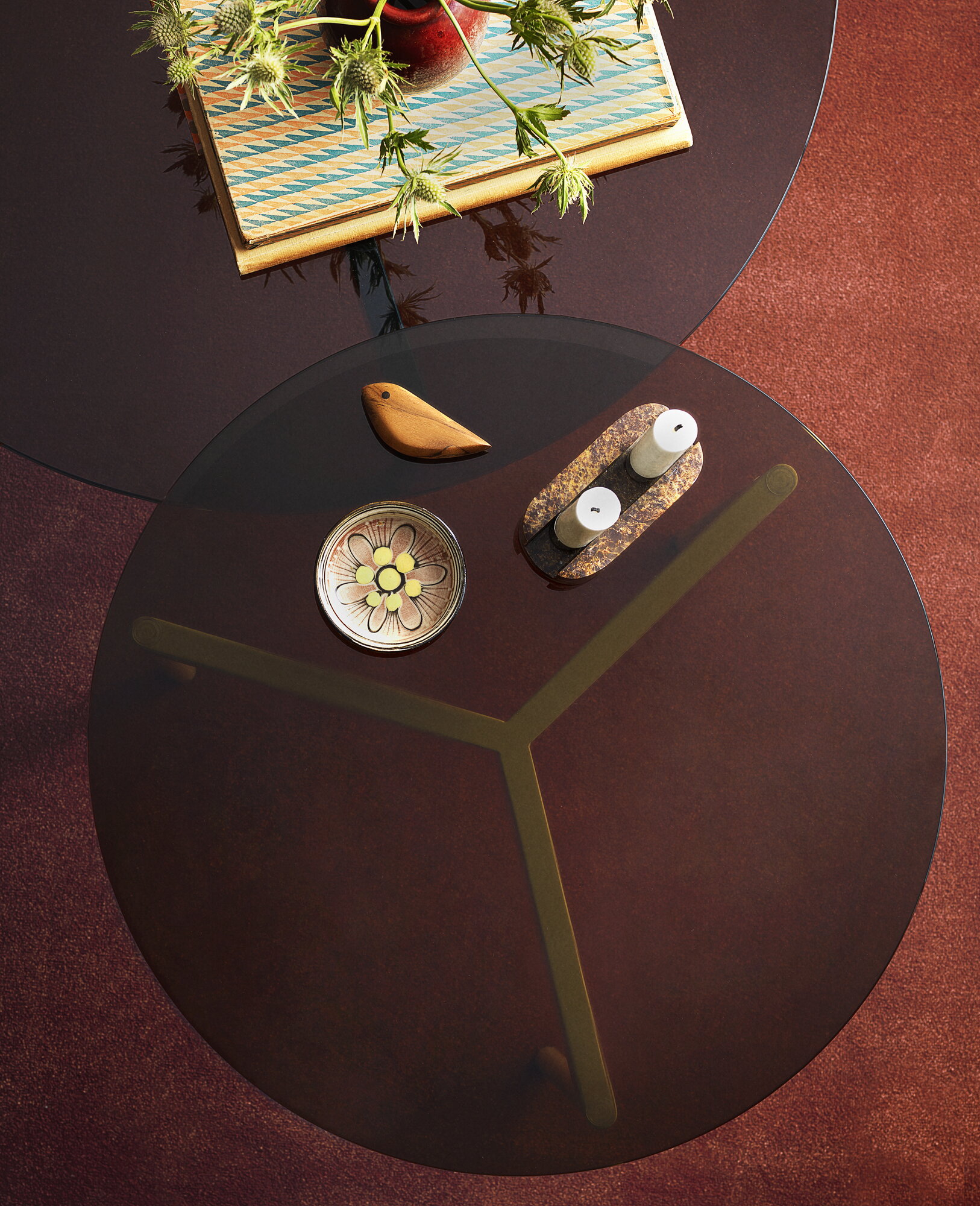 Warm Nordic From Above side table, 52 cm, grey - black | Finnish Design ...