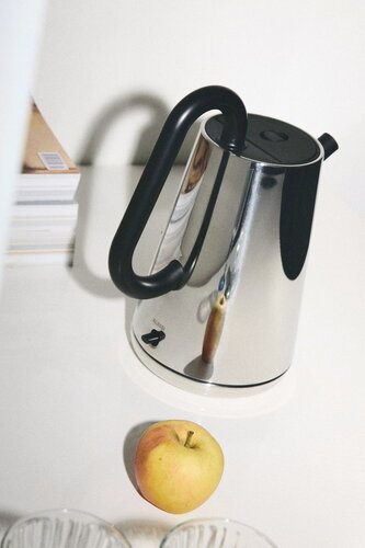 Alessi Toru electric kettle, 1,7 L, stainless steel - black | Finnish ...