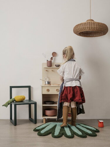 Ferm Living Braided Disc varjostin, luonnonvärinen | Finnish Design Shop