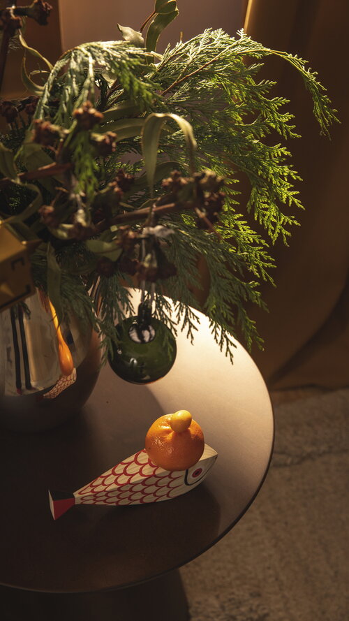 Eero Aarnio Originals Wooden Parabel table, small, walnut | Finnish ...