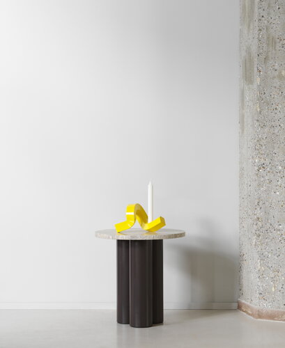 Normann Copenhagen Crooked One candlestick, yellow | Finnish Design Shop