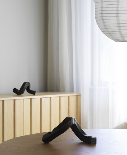 Normann Copenhagen Crooked One candlestick, bronze | Finnish Design Shop UK