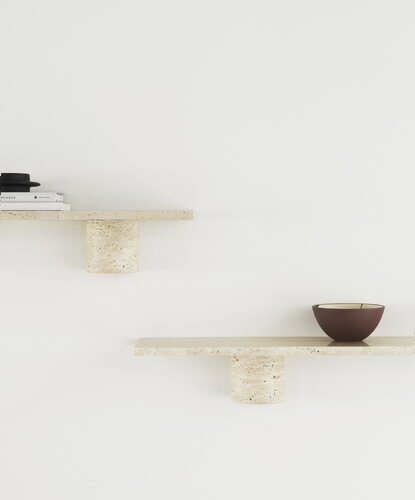 Normann Copenhagen Sten shelf, 120 cm, travertine | Finnish Design Shop