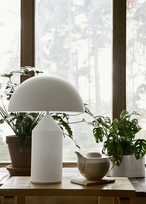Oluce Atollo 235 table lamp, white | Finnish Design Shop
