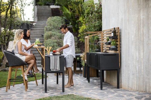 Cane-line Drop outdoor kitchen module with sink | Finnish Design Shop