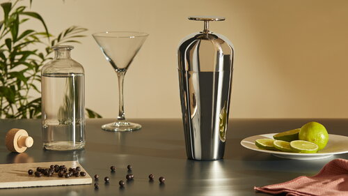 Alessi Parisienne shaker, stainless stell | Finnish Design Shop