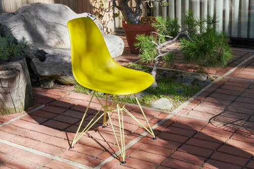 Vitra Eames DSR chair, mustard RE - citron | Finnish Design Shop NL