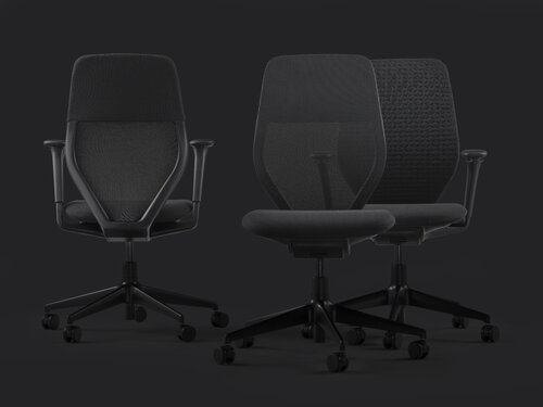 Vitra ACX Light task chair, deep black - nero | Finnish Design Shop