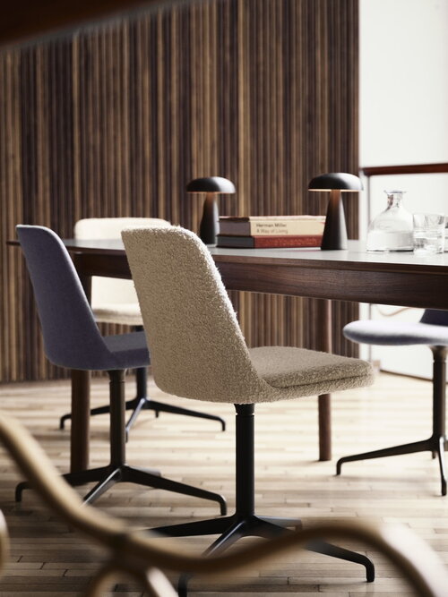 &Tradition Patch HW2 table, 240 cm, oiled walnut - dark brown laminate ...