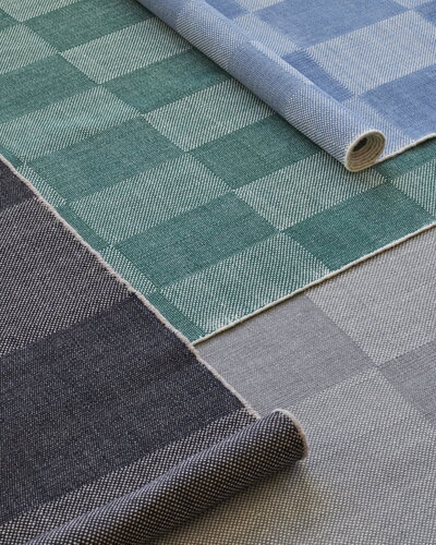 HAY Check rug, grey | Finnish Design Shop
