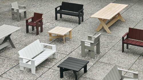 HAY Crate dining table, 230 cm, lacquered pine | Finnish Design Shop