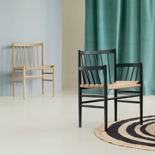 FDB Møbler J81 chair, black beech | Finnish Design Shop