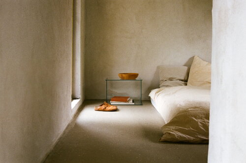 Frama Rivet Box table, clear glass | Finnish Design Shop