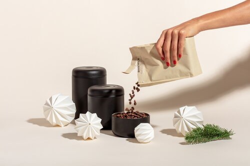 Fellow Atmos vacuum canister, 1,2 L, matte black | Finnish Design Shop