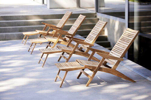 Cane-line Flip Liegestuhl, Teakholz | Finnish Design Shop