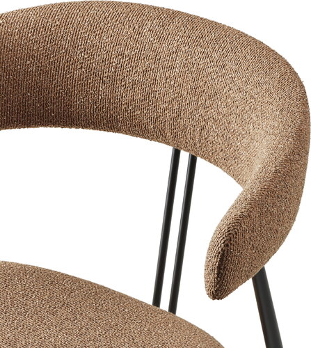 GUBI Violin chair, fully upholstered, Around Boucle 032 | Finnish ...