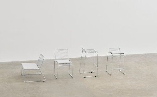 HAY Hee lounge chair, galvanized | Finnish Design Shop