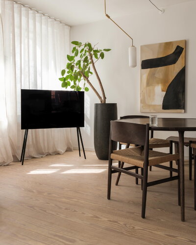 JALG TV stand, 42''-55'', black birch | Finnish Design Shop