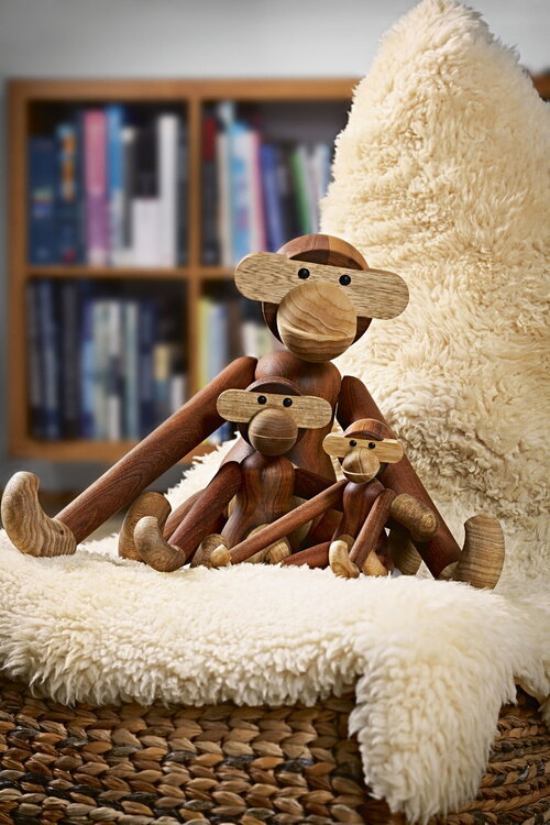 Kay Bojesen Denmark Wooden Monkey, medium, teak | Finnish Design Shop
