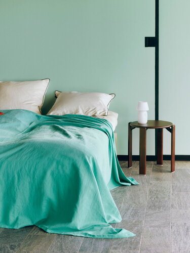 HAY Linen bedspread, 240 x 260 cm, emerald green | Finnish Design Shop