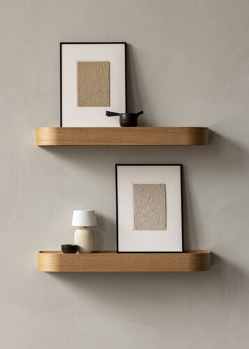 Audo Copenhagen Epoch shelf 79, oak - fog | Finnish Design Shop
