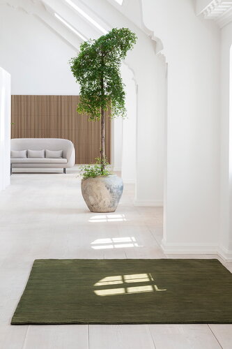 massimo copenhagen Earth rug, moss green | Finnish Design Shop UK