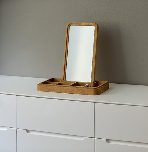 Spring Copenhagen Mirror Box, oak | Finnish Design Shop UK