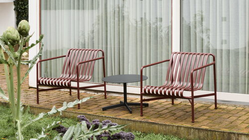HAY Palissade lounge chair, low, iron red | Finnish Design Shop