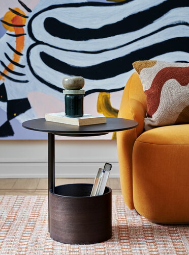 Maze Parasol coffee table, S, dark stained oak | Finnish Design Shop